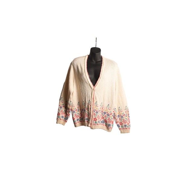 Laura Ashley | Sweaters | Vintage Laura Ashley Pastel Floral Cardigan ...